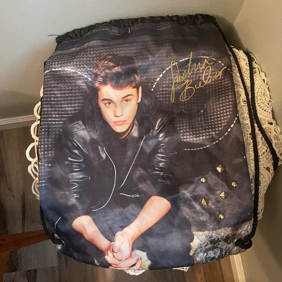 Justin Bieber | Bags | Justin Bieber Satin Back Pack | Poshmark